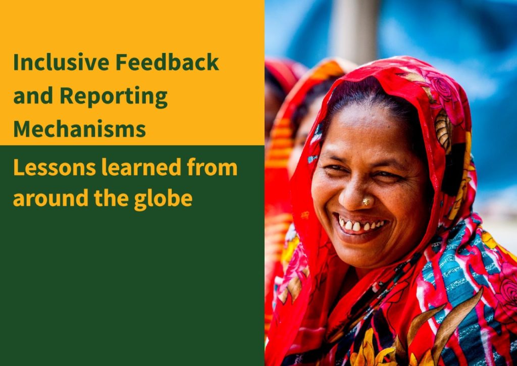 Inclusive Feedback and Reporting Mechanisms – Lessons learned from ...